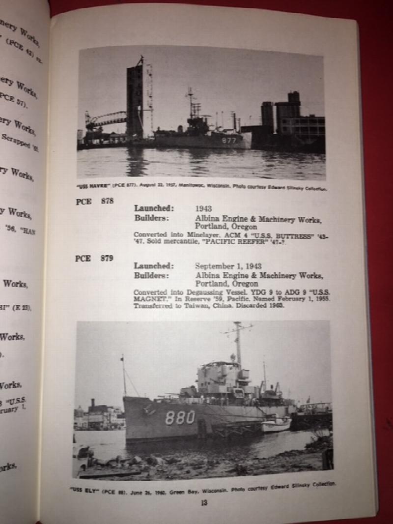The End of the Corn Belt Fleet : The Great Lakes Reserve Destroyer ...