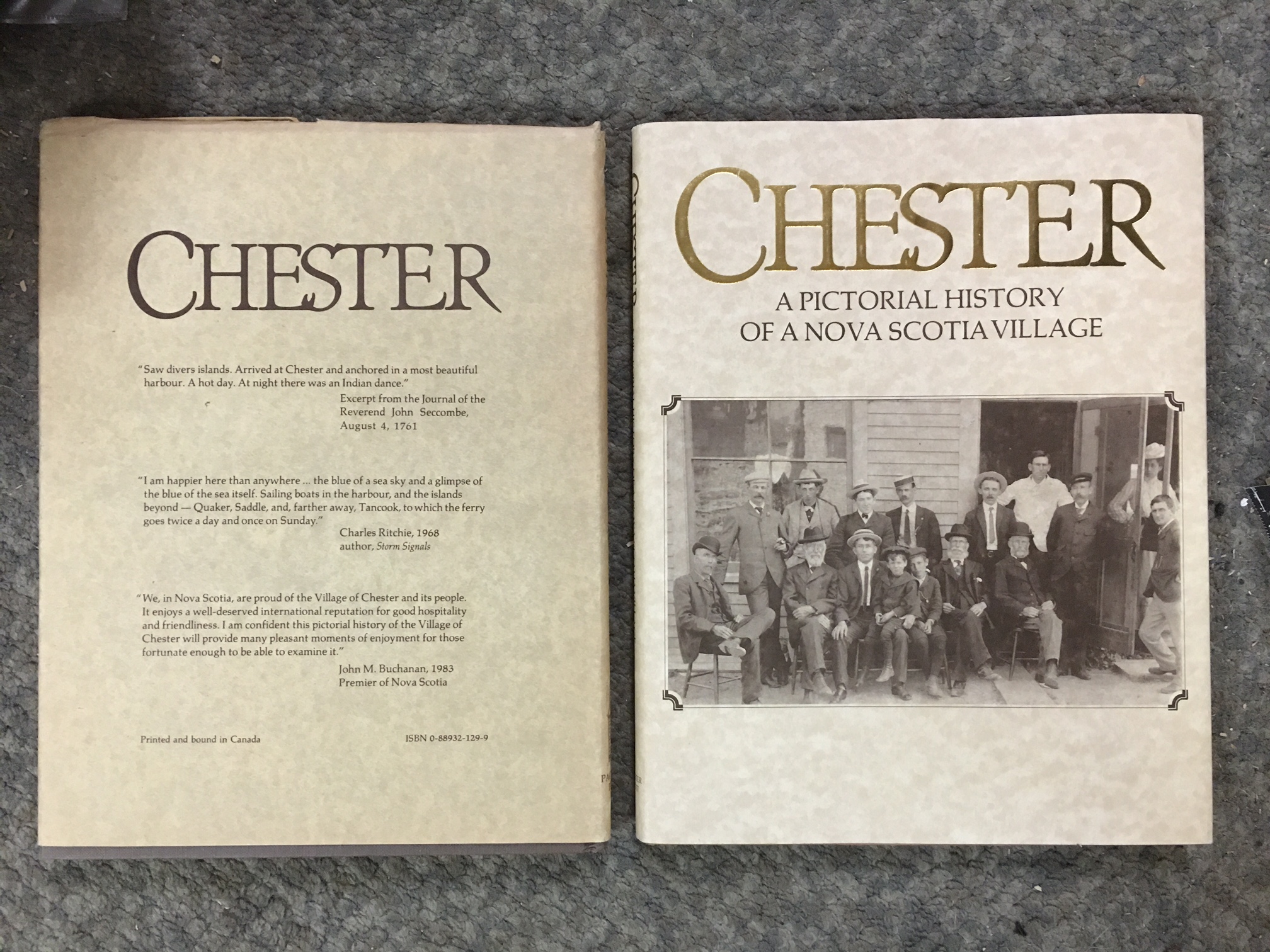 Chester : A Pictorial History of a Nova Scotia Village. First Edition ...