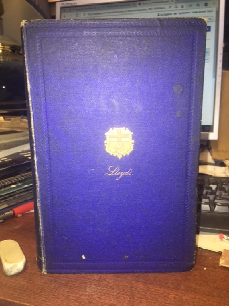 The History of Lloyd's and Marine Insurance. First Edition